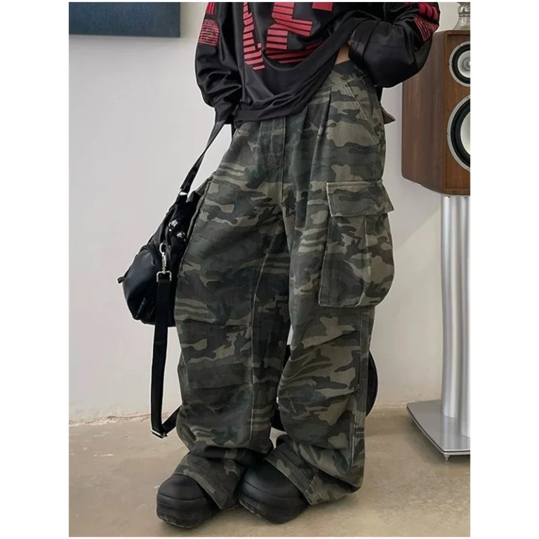 Military Green Jeans - Aesthelook